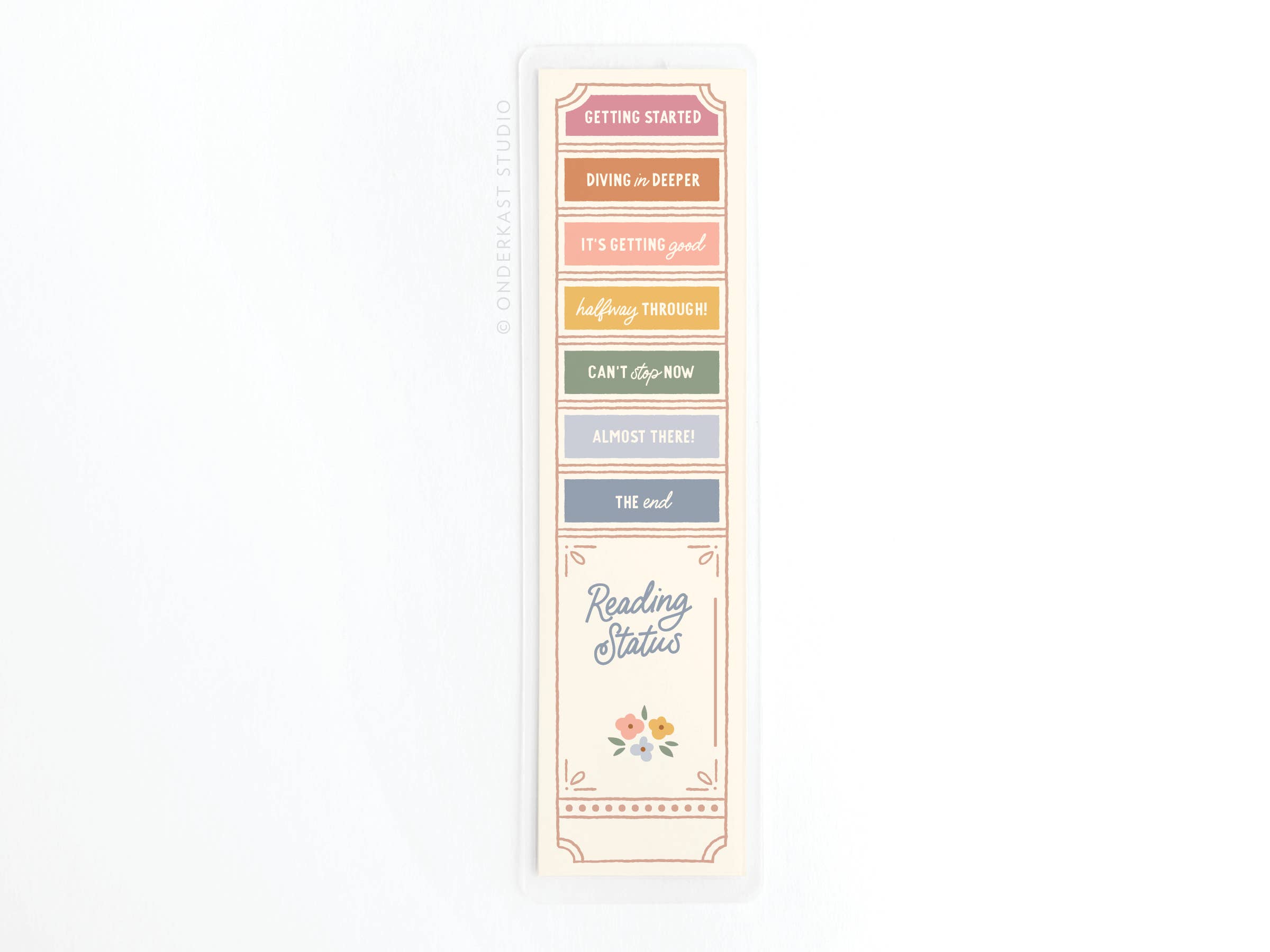 Reading Status Laminated Bookmark – Island Sip & shop